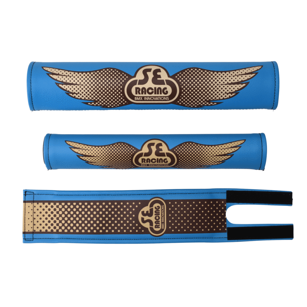 SE Racing Wing Padset Blue/Brown – Grips Bikes