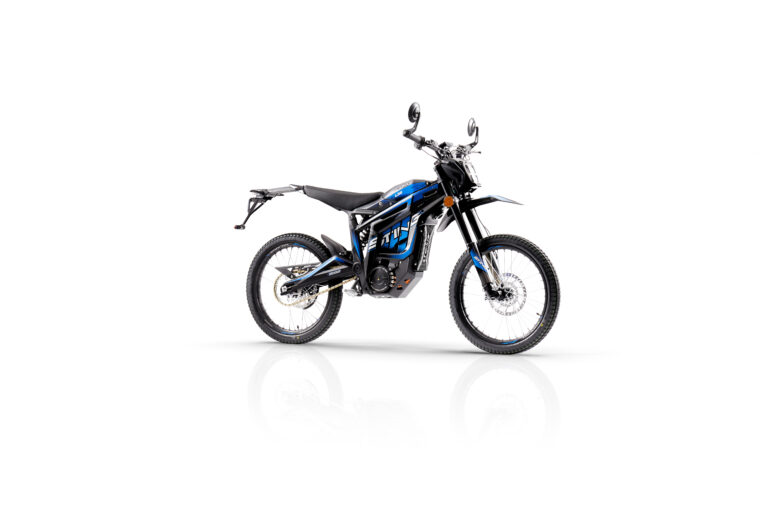 Talaria Sting R L3E (Black with Blue Stickers) – Grips Bikes