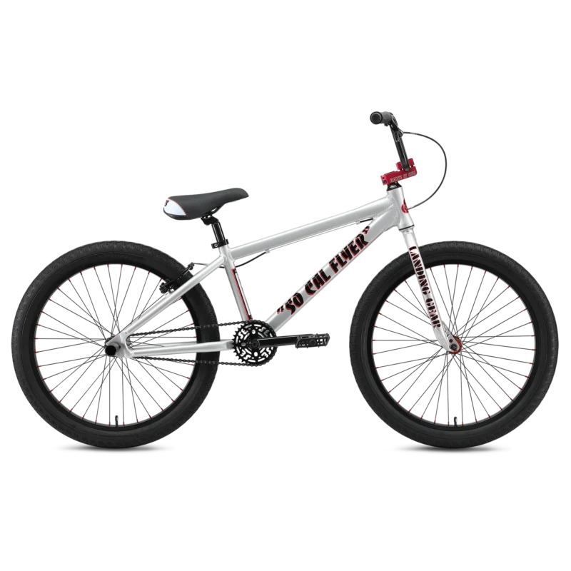 SE Bikes So Cal Flyer 24″ Iced Out Silver – Grips Bikes