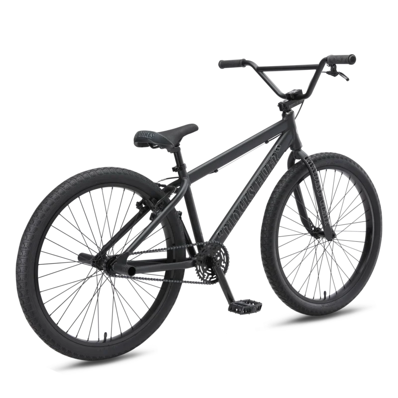 SE Bikes Blocks Flyer 26″ Matte Black – Grips Bikes